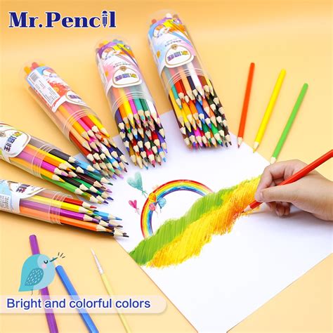 1218243648 색 펜 수채화 물감 페인트 연필 세트 학생 문구 어린이 크레용 장난감 학교 그리기 도구 미술