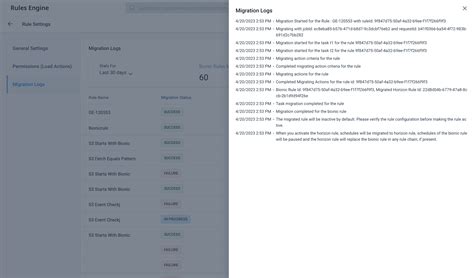 migrate bionic rules to horizon rules gainsight inc
