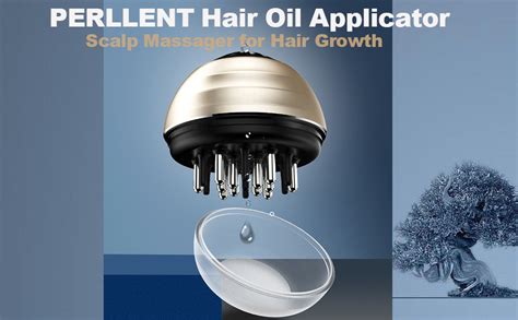 Perllent Manual Massager Hair Care Comb Scalp Applicator