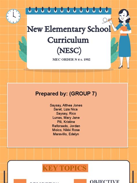 Nesc Pdf Curriculum Primary Education