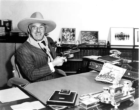 Jack L Warner At His Desk Posing For A Candid Photo R Jacklwarner
