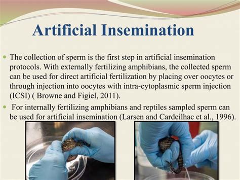 Assisted Reproductive Technologies Arts In Amphibians Ppt