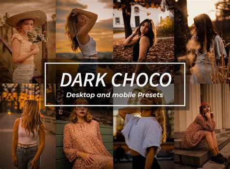 Dark Choco Lightroom Presets Graphic By NeoReborn Creative Fabrica