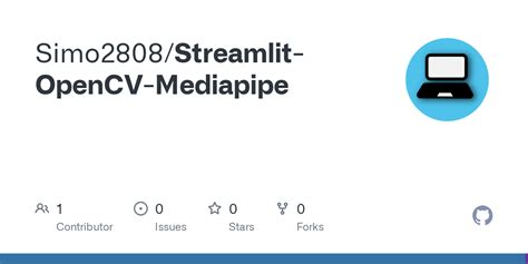Github Simo2808streamlit Opencv Mediapipe