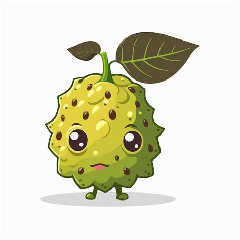 Premium Vector Vector Cute Noni Cartoon Style