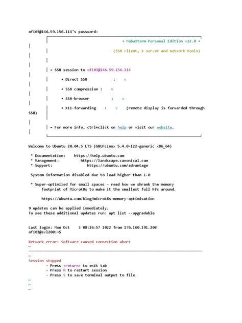 Mobaxterm Personal Edition V220 Ssh Client X Server And Network