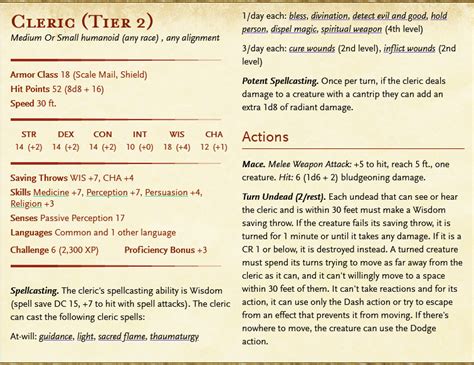 Cleric Npcs And How To Use Them For Every Tier Of Play — Empty Hexes