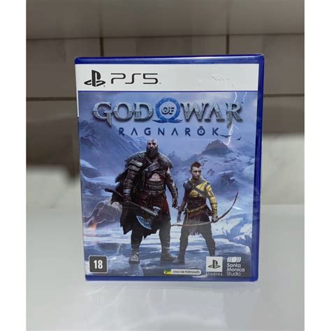 God Of War Ragnarok DUBLADO LACRADO PS 5 Shopee Brasil