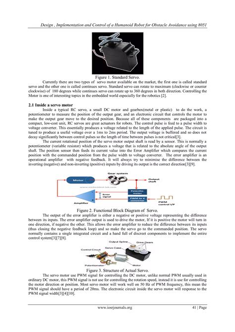 Design Implementation And Control Of A Humanoid Robot For Obstacle