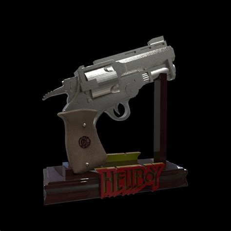 Hellboy Gun 3d Model 3d Printable Cgtrader