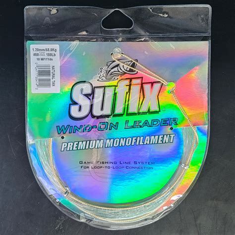 Sufix Wind On Leader 150lb Strength With Seamless Connection Warren