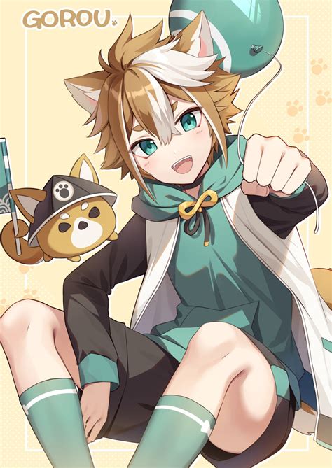 Gorou Genshin Impact Danbooru