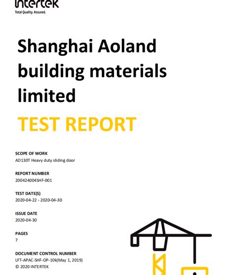 Intertek Lab Tested Aoland Aluminium Andglass China