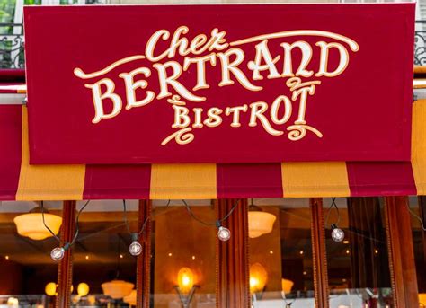 Chez Bertrand Le Bistrot Français De Lavenue Des Ternes En Lieu Et