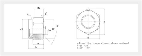 China Prevailing Torque Type Nut Suppliers Manufacturers Factory Good Price Aya Fasteners