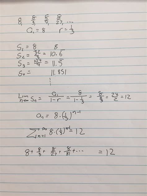 Class Notes 3 24 Limits Of Sequences Dr Reese Ap Calculus Bc 2022 2023