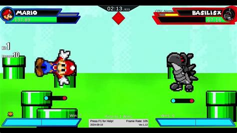 Mario Vs Basilisx Smbz Youtube