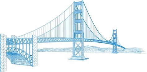 Bay Bridge Vector At Getdrawings Free Download