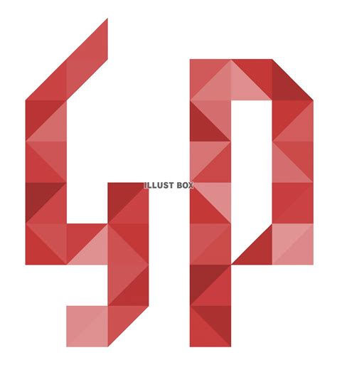 無料イラスト 幾何学模様でできた卯のグラフィック