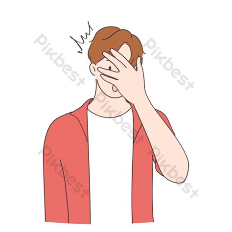 Embarrassing Shock Surprise Embarrassed Emotion Concept Png Images