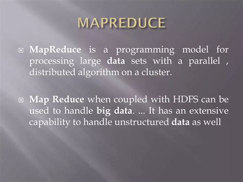 Introduction To Map Reduce S Jency Jayastina II MSC COMPUTER SCIENCE BON SECOURS COLLEGE FOR