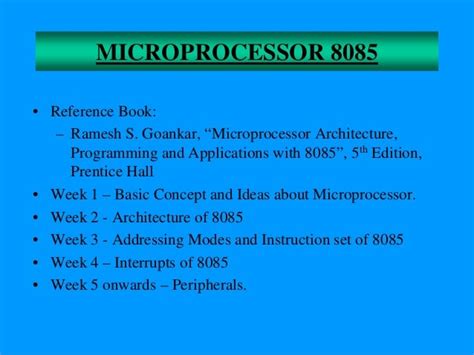 Download Free Simple Program Of 8085 Microprocessor Filecloudchristian