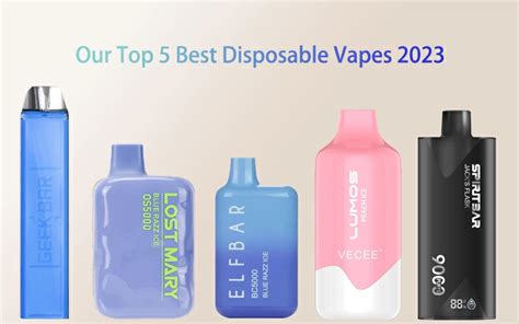Our Top 5 Best Disposable Vapes 2023 Vecee Disposable Vapes