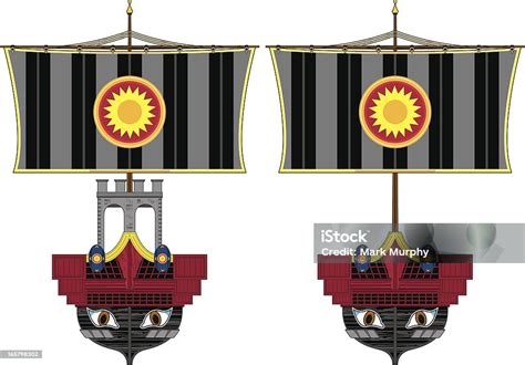 Ancient Roman Warship向量圖形及更多三軍圖片 三軍 人的眼睛 人體部分 Istock