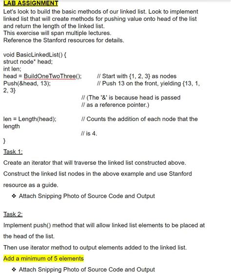 solved lab assignment let s look to build the basic methods