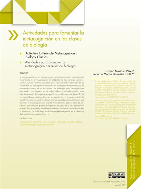 Actividades Metacognición Pdf Teoria De La Mente Aprendizaje