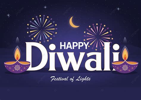 인도 조명 축제를 위한 해피 디왈리 휴일 배경 그림 해피 디왈리 디왈리 힌두 빛 축제 기간 동안 점등된 클레이 디야 램프 불꽃놀이와 함께 디왈리 휴일 배경 디왈리 축하