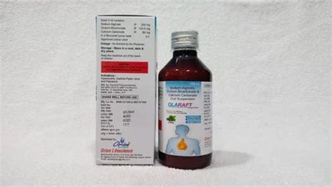 Sodium Alginate Sodium Bicarbonate Calcium Carbonate Oral Syrup ML At Rs Pack In
