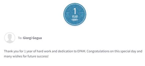 Giorgi Gogua On Linkedin Epam Team Grateful Workanniversary
