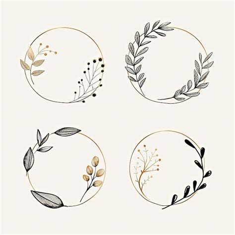 Logo Hojas Circular Vectores Y Psd Gratuitos Para Descargar