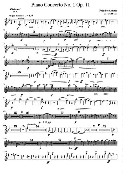 Piano Concerto No Op Chopin Frédéric IMSLP Free Sheet Music PDF Download
