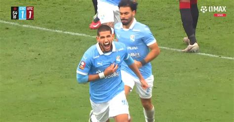 Luis Abram Anotó Su Primer Gol En Su Regreso A Sporting Cristal Vs Utc