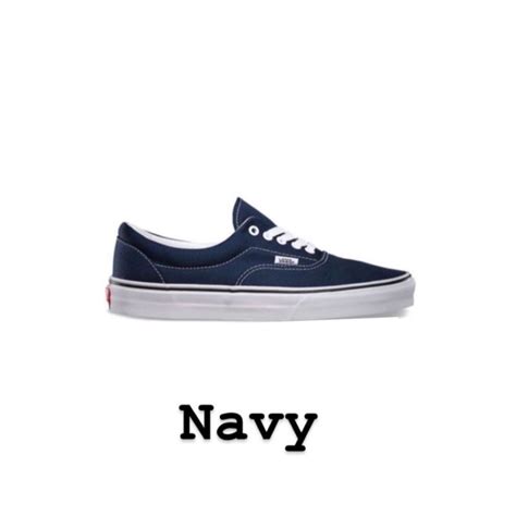 Jual Vans Era Navy Classic Original Shopee Indonesia