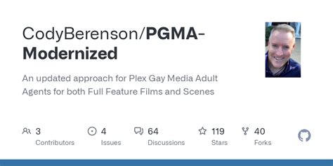Issues CodyBerenson PGMA Modernized GitHub