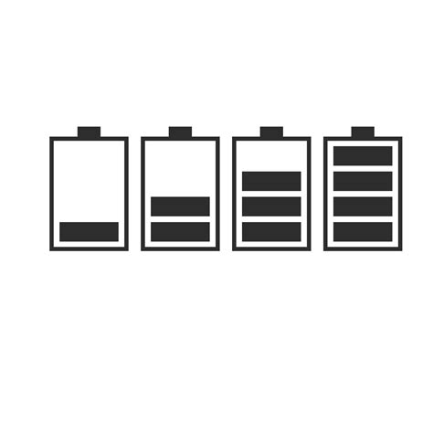 Battery Level Indicator Icon Vector Concept Design Template 19815726