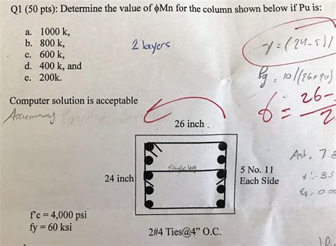 Solved Q1 50 Pts Determine The Value Of For The