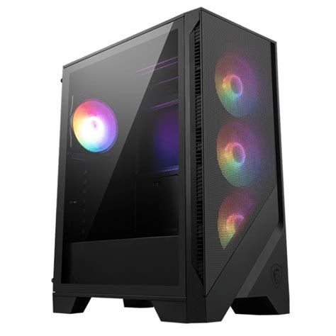 Msi Mag Forge A Airflow Argb Semi Torre Atx Cristal Templado Usb Negra Oferta D As