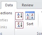 Sorting Data Help Wiki