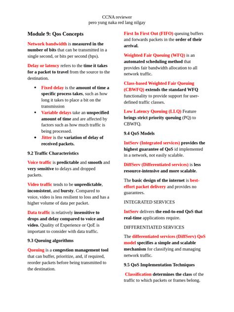 Ccna3 Enterprise Network And Automation Reviewer Pdf Computer Network Network Switch