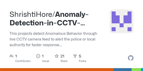 Anomaly Detection In Cctv Surveillance Videos Train Model Py At Master · Shrishtihore Anomaly