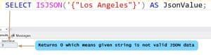 ISJSON Function In SQL Server SQL Server Guides