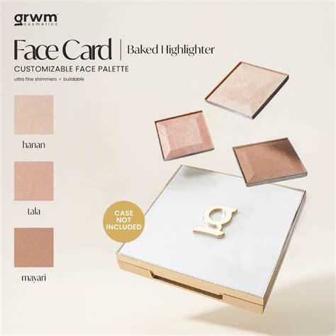 Grwm Cosmetics Face Card Baked Highlighter [case Not Included] Shopee Philippines