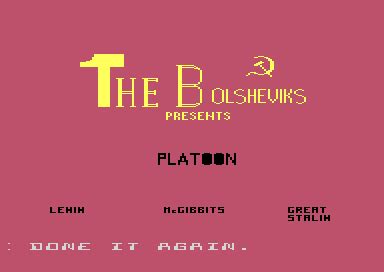 CSDb Platoon By The Bolsheviks 1988