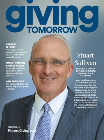 Giving Tomorrow Layout Issue June