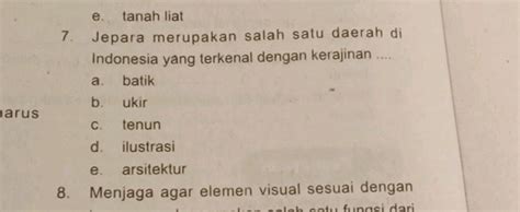 E Tanah Liat Jepara Merupakan Salah Satu Studyx