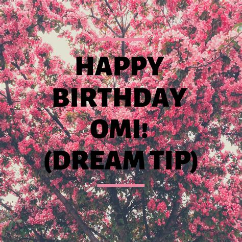 Dream Birthday Tip Mfc Share 🌴